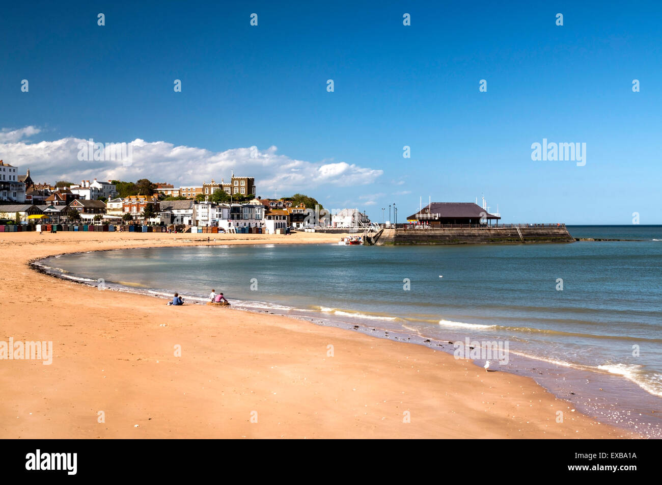 Viking bay beach Stock Photo - Alamy
