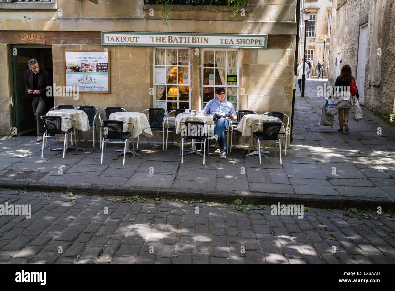 The Bath Bun, a well-known and famous tea shop in the city of Bath ...
