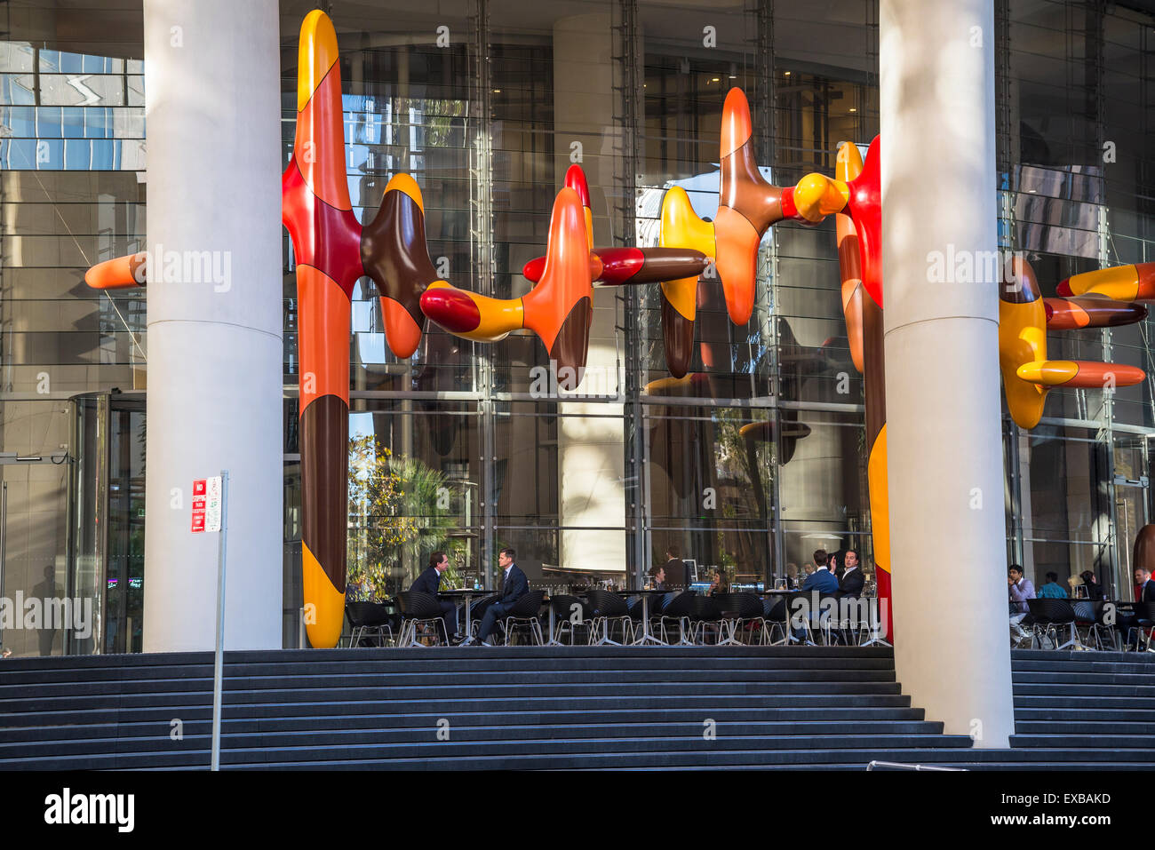1 Bligh Street, 'Day In, Day Out' sculpture, by James Angus, CBD ...