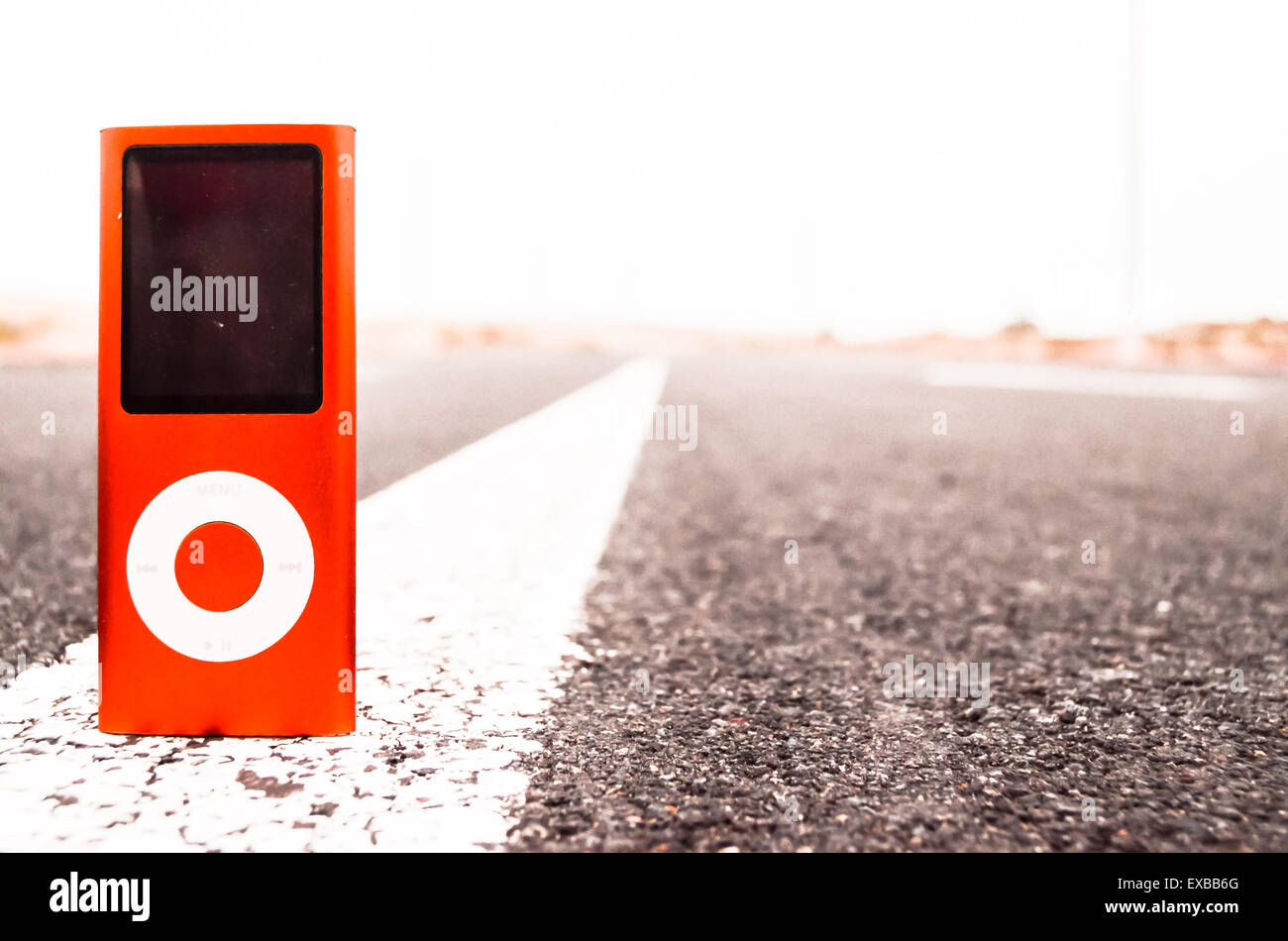 Vintage MP3 Music Player Stock Photo - Alamy