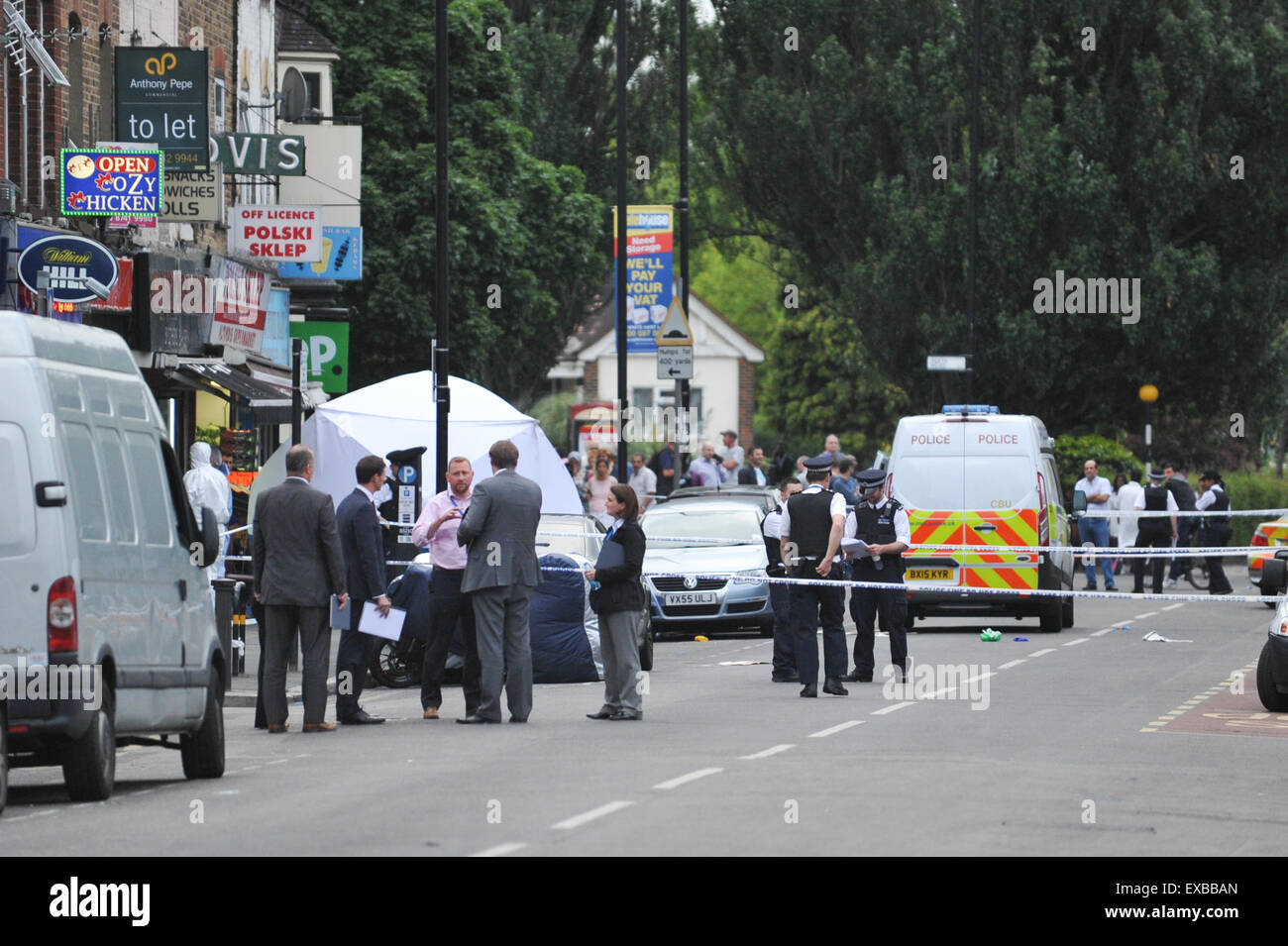 Crime scene in north london hi-res stock photography and images - Alamy