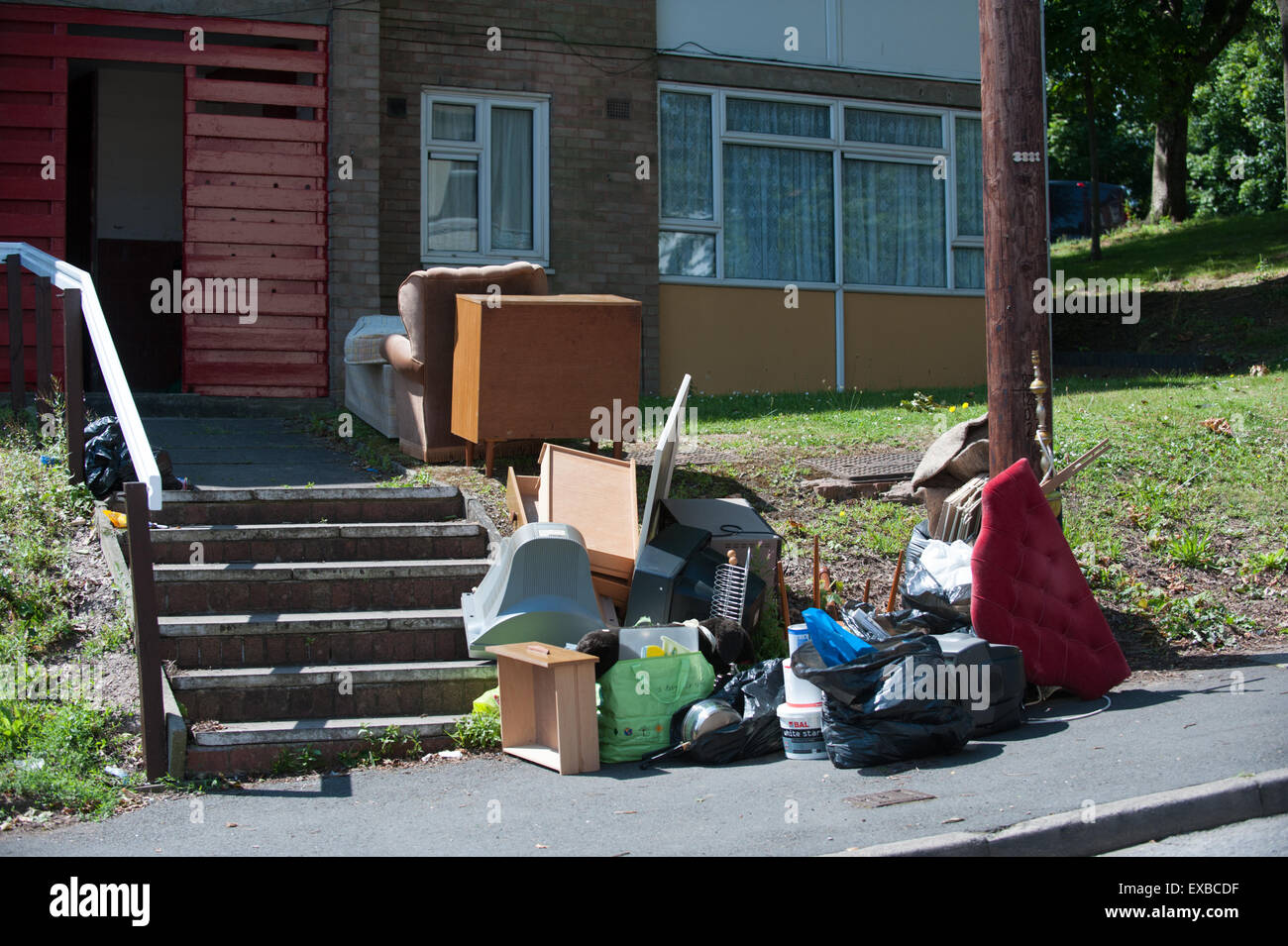 Fire in public housing flats hi-res stock photography and images - Alamy