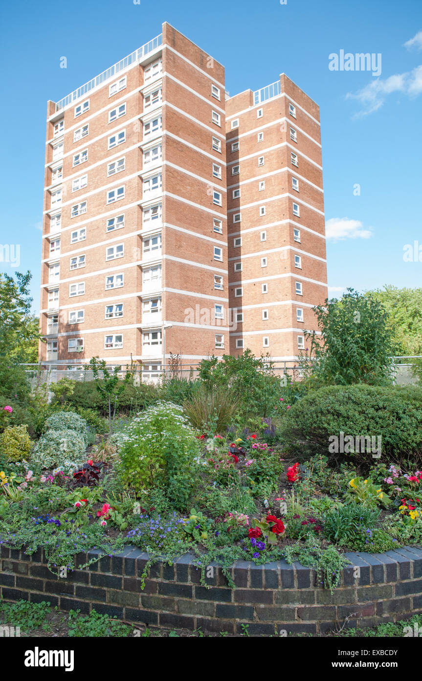 Social housing high rise tower blocks without cladding in Dudley with ...