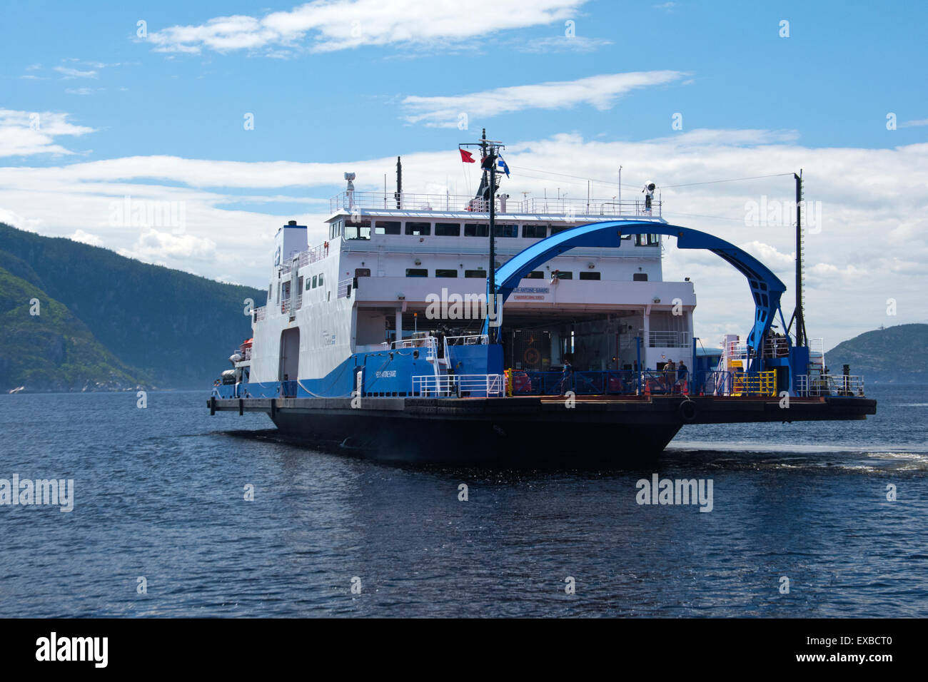 The Saguenay River Ferry Stock Photo - Alamy