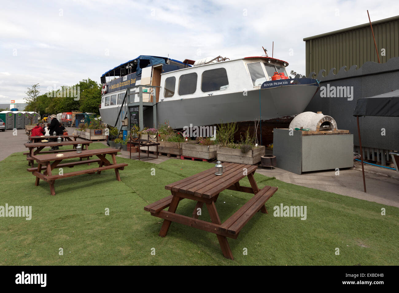 The River Princess, Docklands Community Boat & Cafe at Cody Dock ...