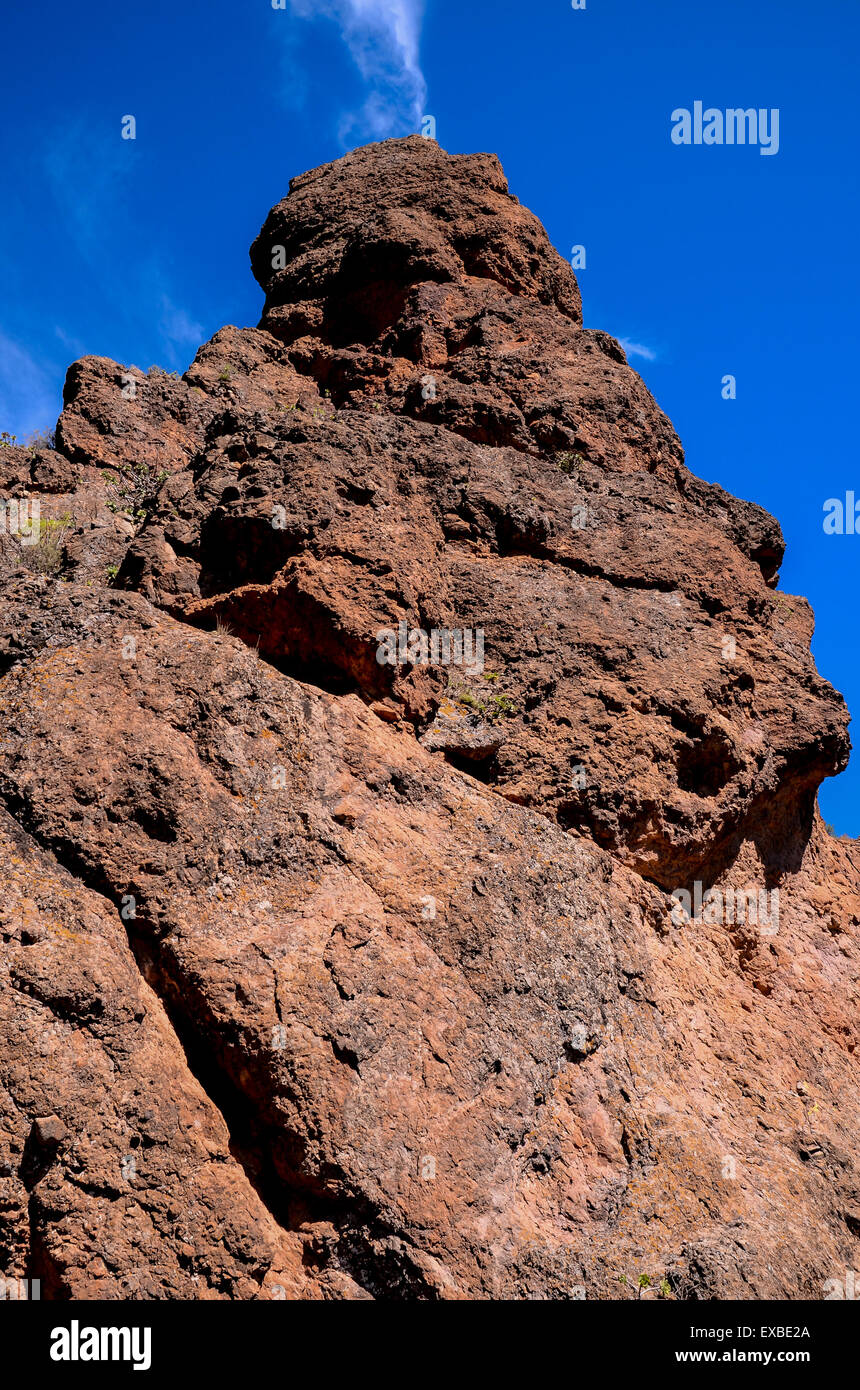 Volcanic Rock Basaltic Formation in Gran Canaria Stock Photo - Alamy