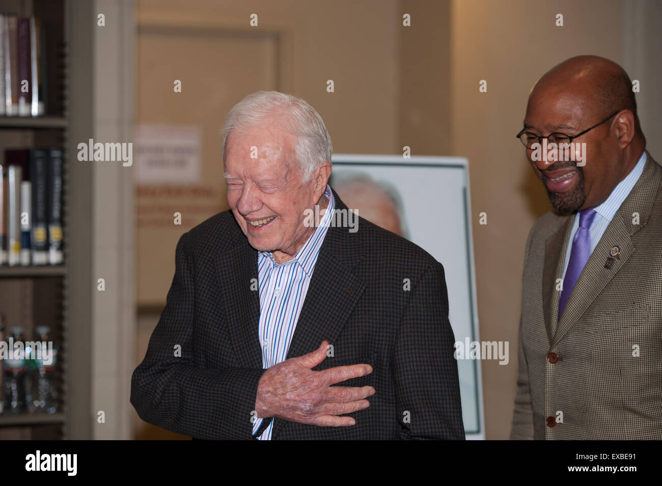 Philadelphia, Pennsylvania, USA. 10th July, 2015. Former President ...