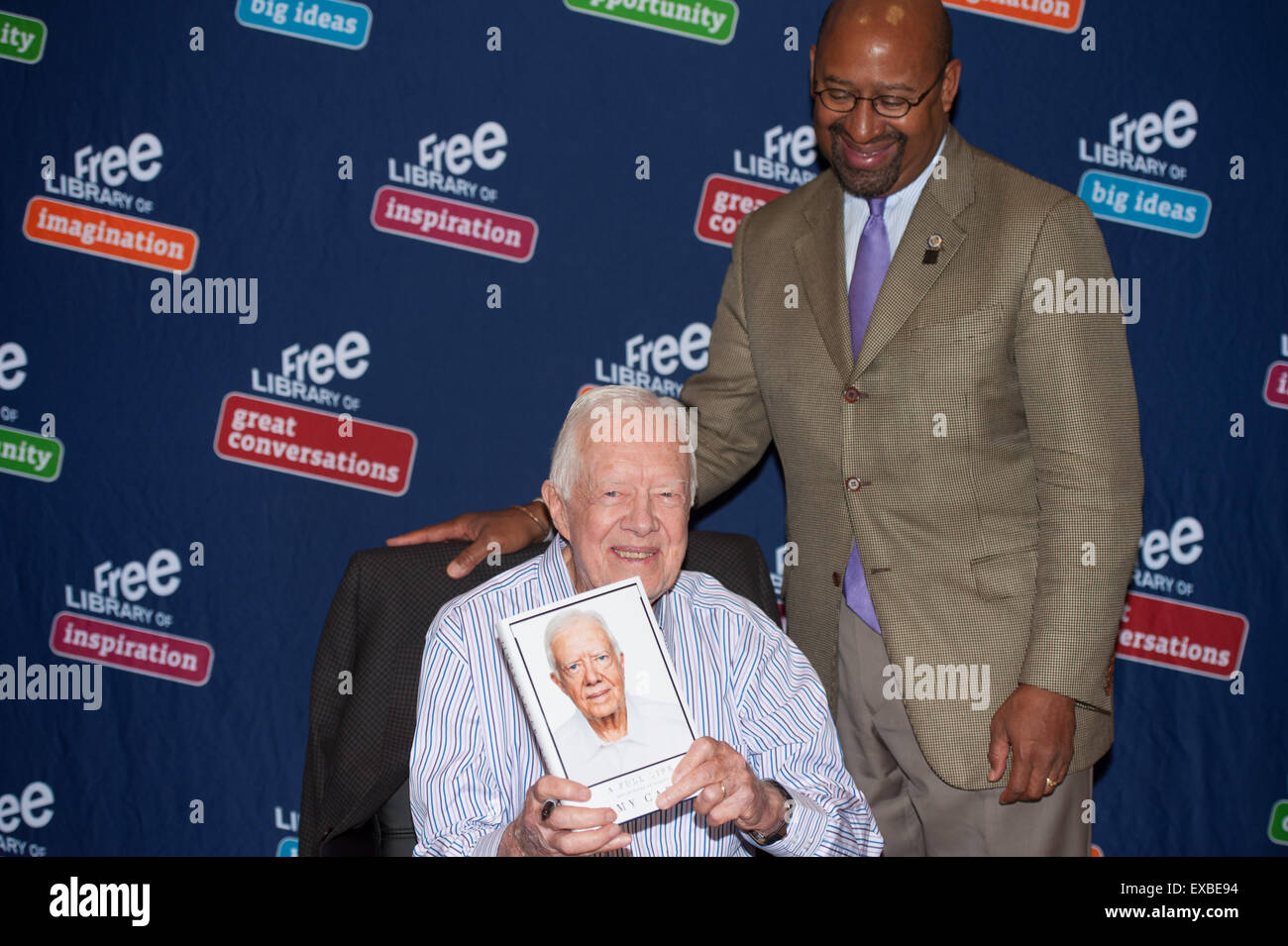 Philadelphia, Pennsylvania, USA. 10th July, 2015. Former President ...