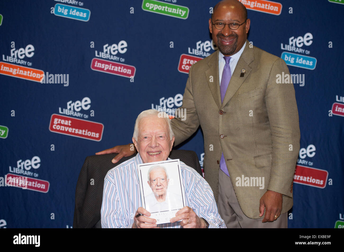 Philadelphia, Pennsylvania, USA. 10th July, 2015. Former President ...