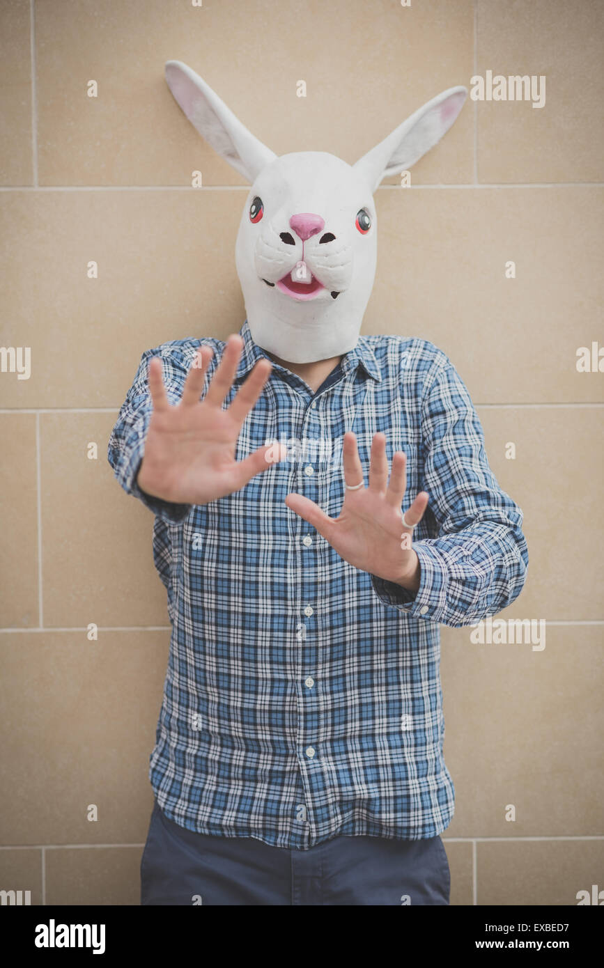 Rabbit mask hi-res stock photography and images - Alamy