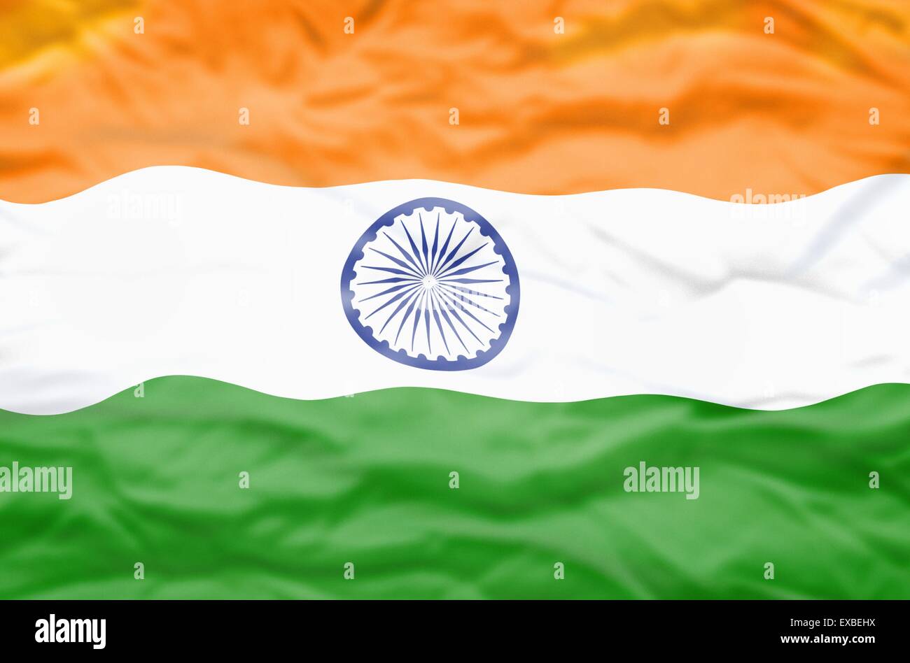 India country flag hi-res stock photography and images - Alamy