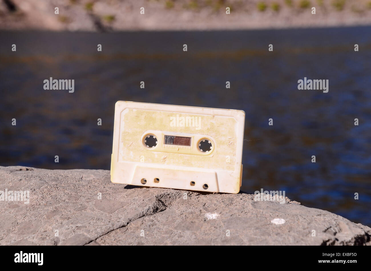 Ancient Retro Musicassette Stock Photo - Alamy