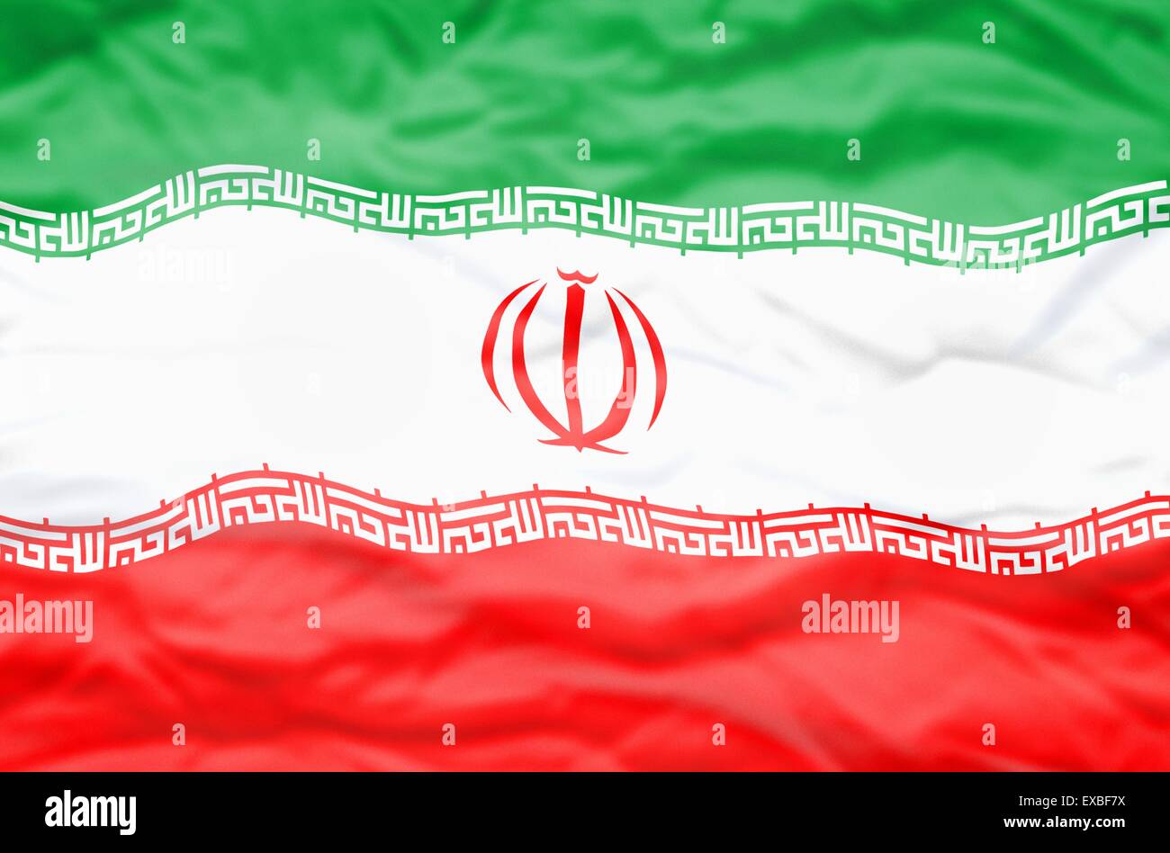 Wavy Iranian Flag High Resolution Stock Photography and Images - Alamy