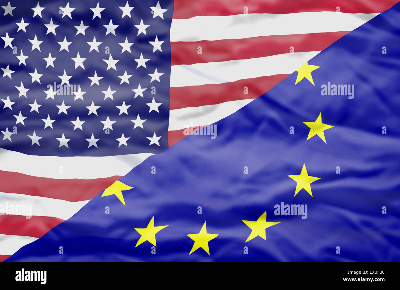 Wavy flag of united states hi-res stock photography and images - Alamy