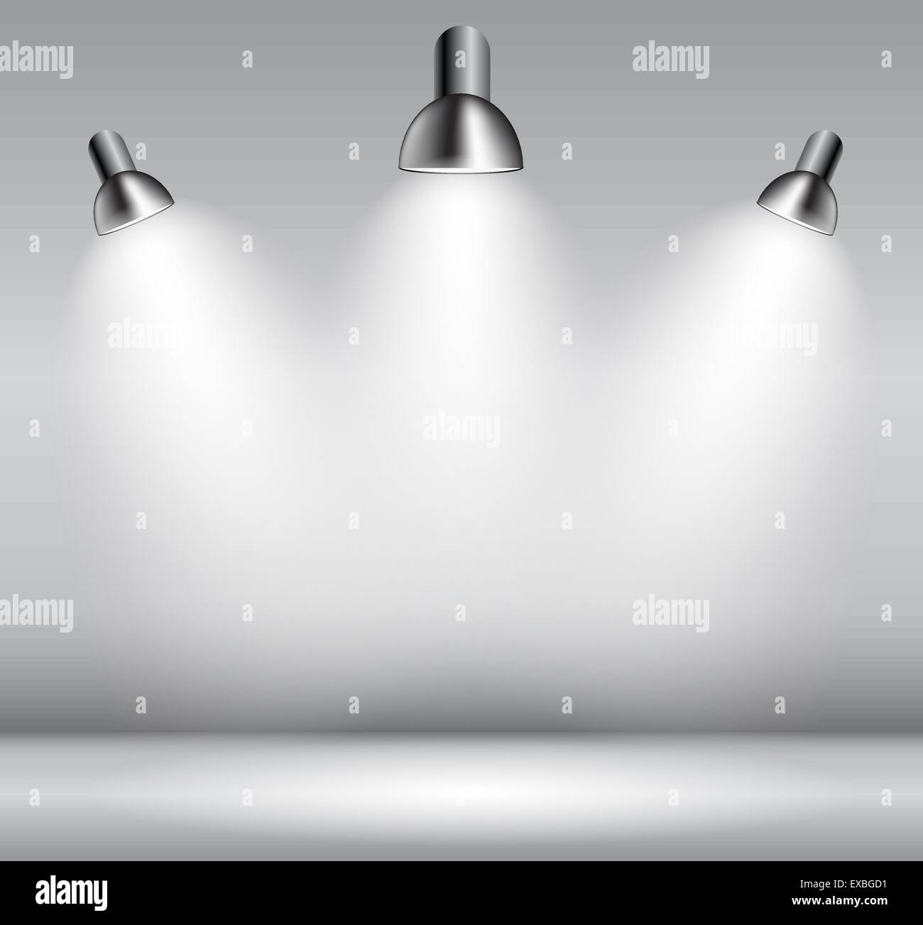 Background with Lighting Lamp. Empty Space for Your Text or Obje Stock ...