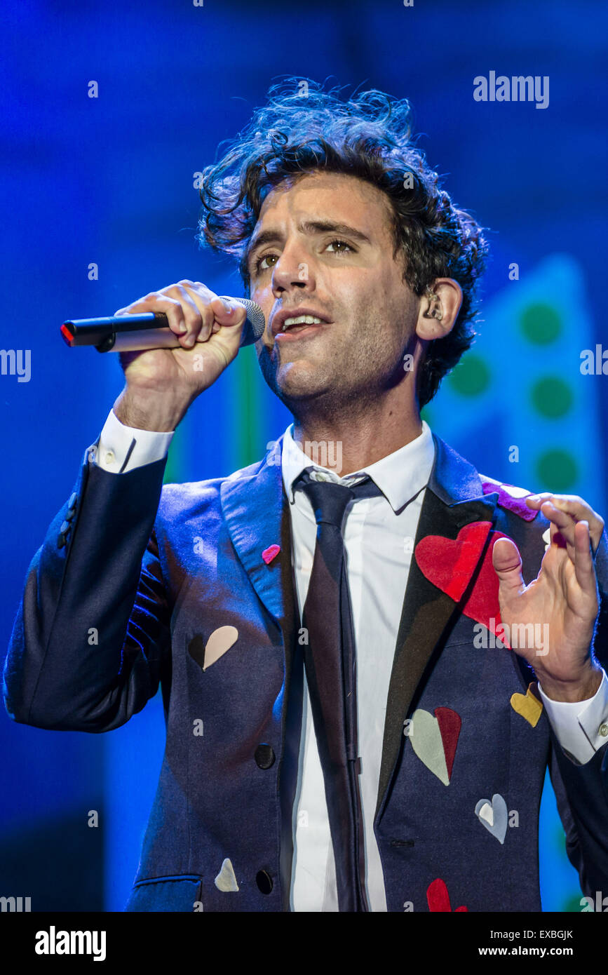 Barcelona, Catalonia, Spain. 10th July, 2015. Lebanese-British singer ...