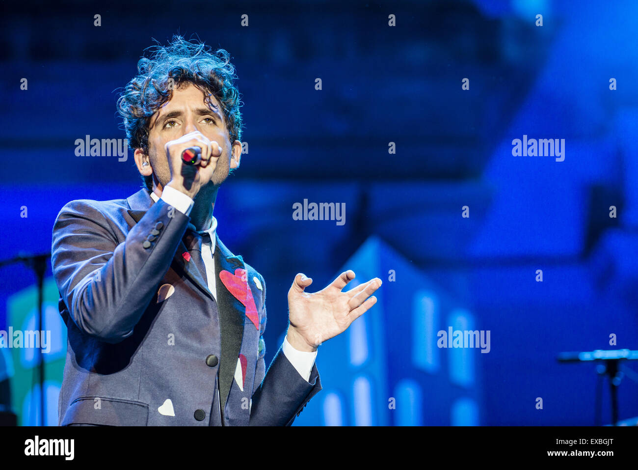 Barcelona, Catalonia, Spain. 10th July, 2015. Lebanese-British singer ...