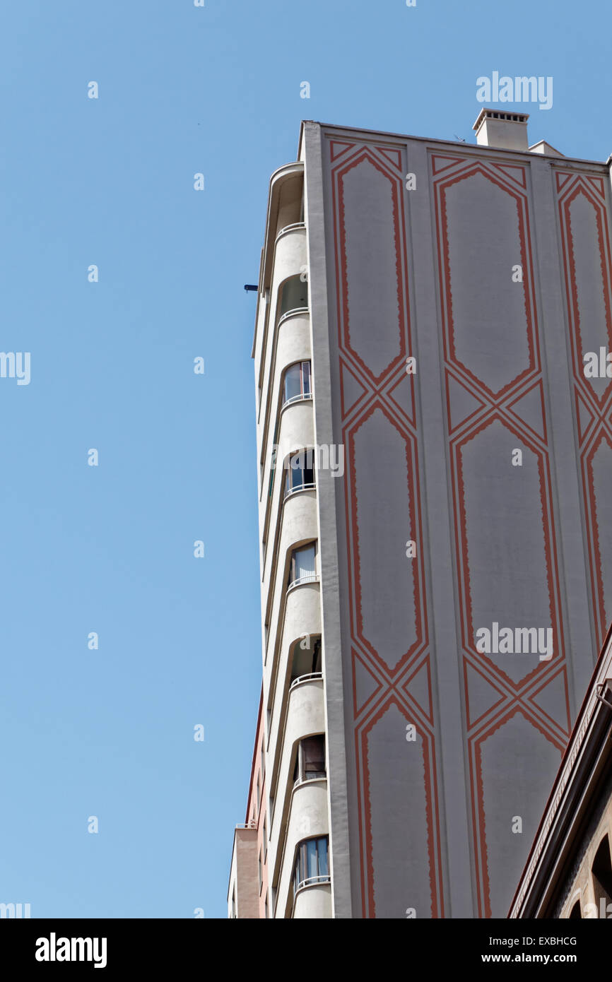 Decorated buildings in Barcelona Stock Photo - Alamy