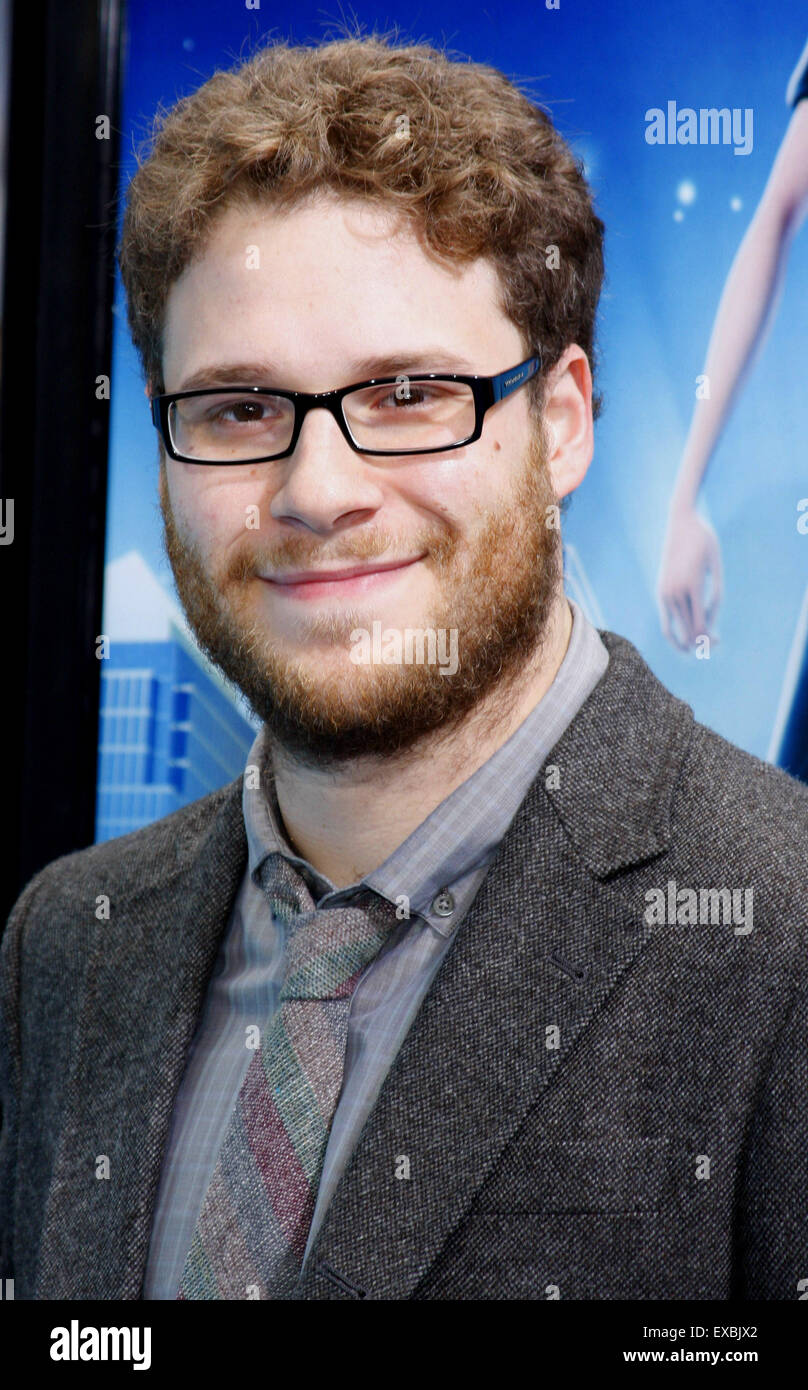 Seth Rogen at the Los Angeles premiere of 'Monsters vs. Aliens' held at ...