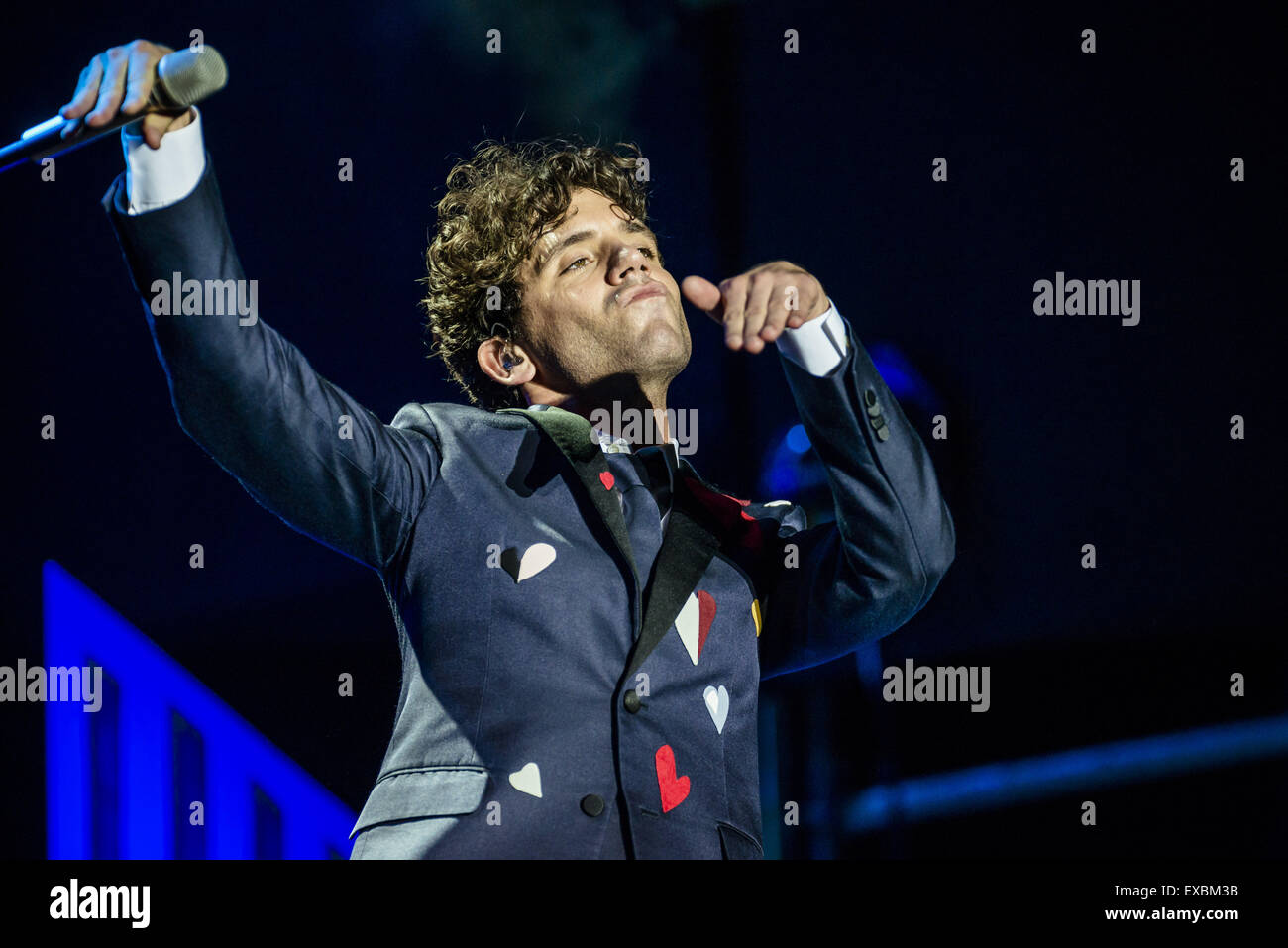 Barcelona, Catalonia, Spain. 10th July, 2015. Singer MIKA performs at ...