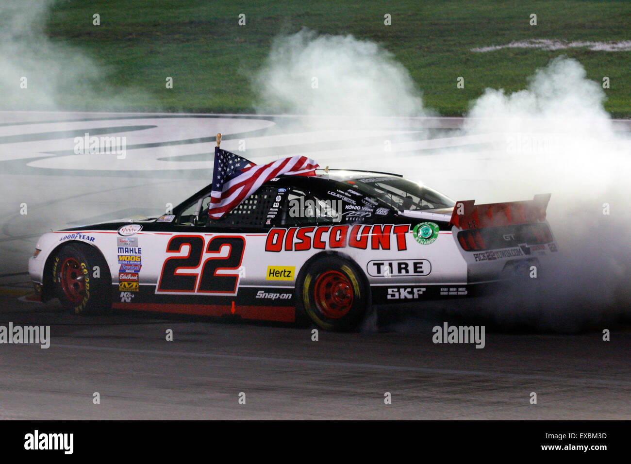 Sparta, KY, USA. 10th July, 2015. Sparta, KY - Jul 10, 2015: Brad ...