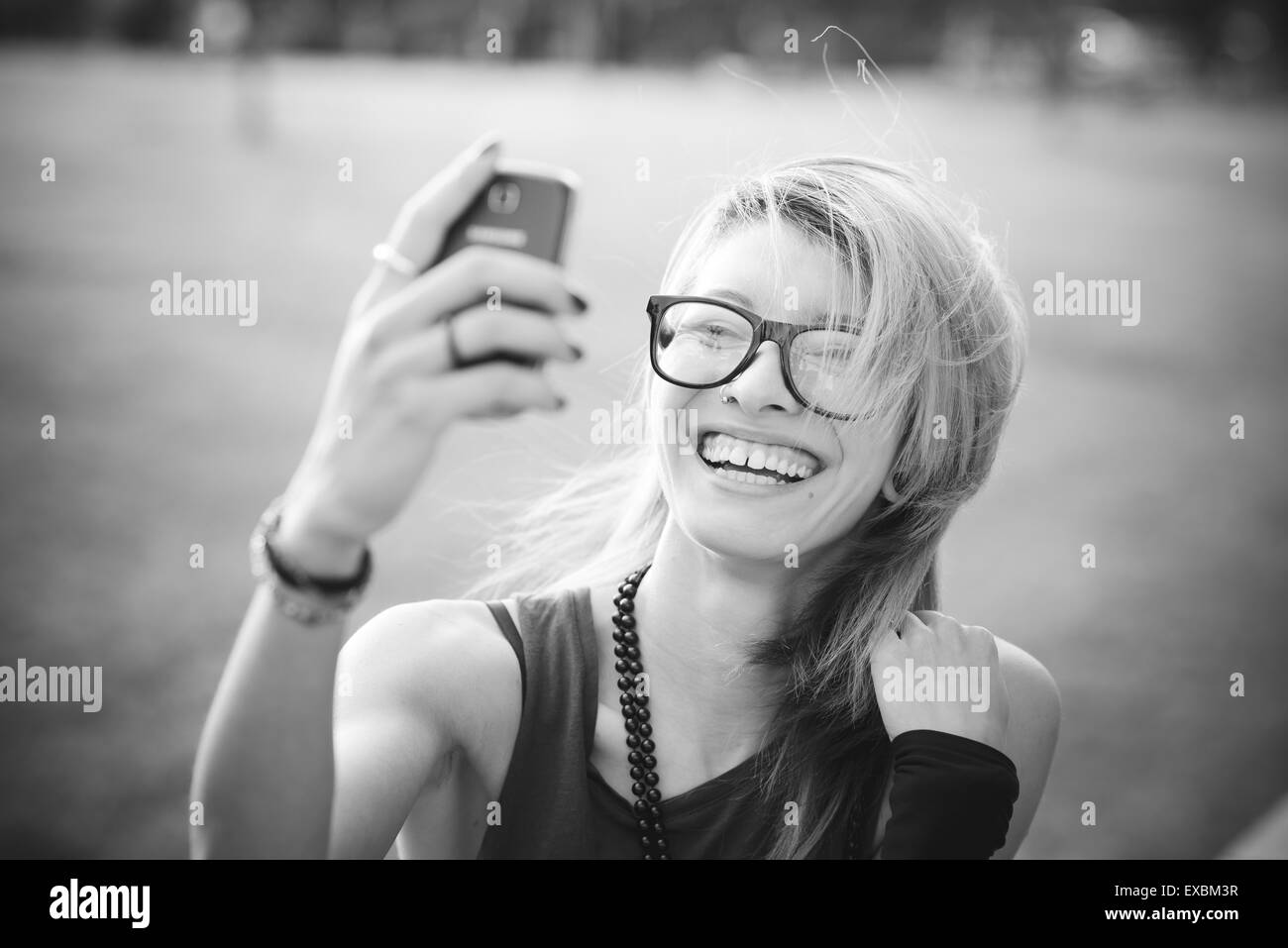 young beautiful model woman in the city Stock Photo - Alamy