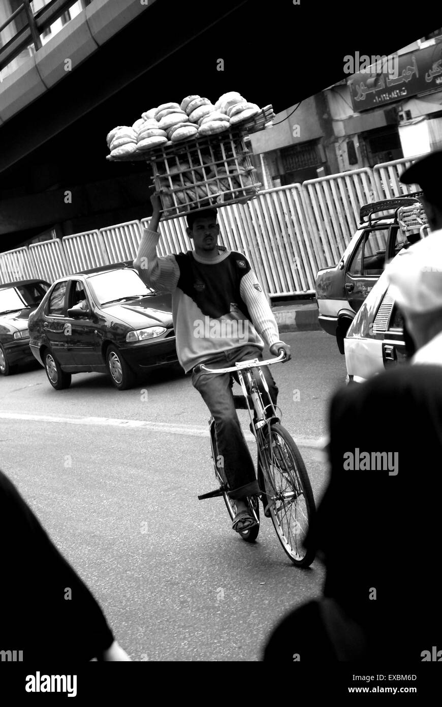Fresh arabic bread Black and White Stock Photos & Images - Alamy