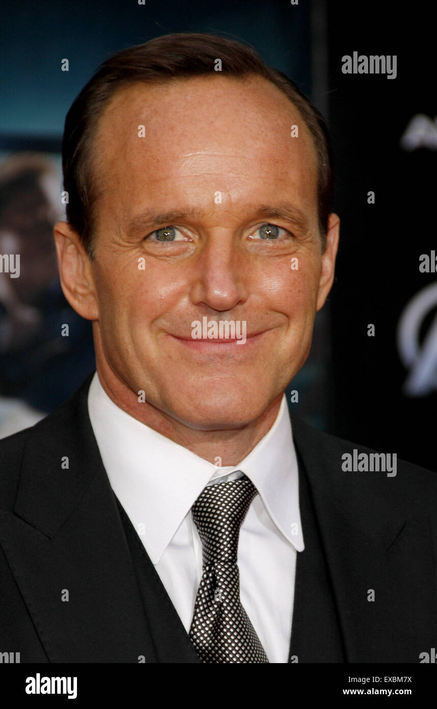 Clark Gregg at the Los Angeles premiere of 'Marvel's The Avengers' held ...