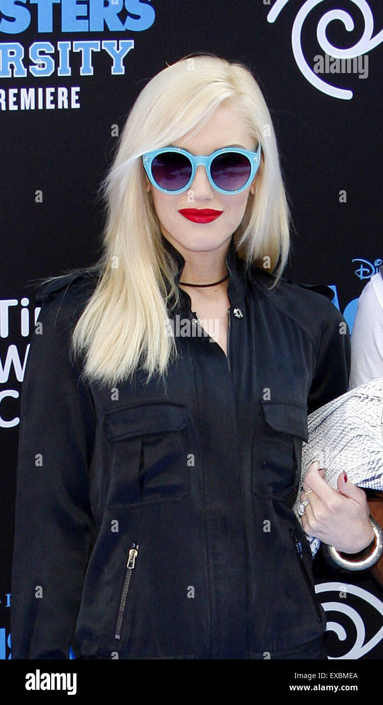 Gwen Stefani at the Los Angeles Premiere of "Monsters University" held ...