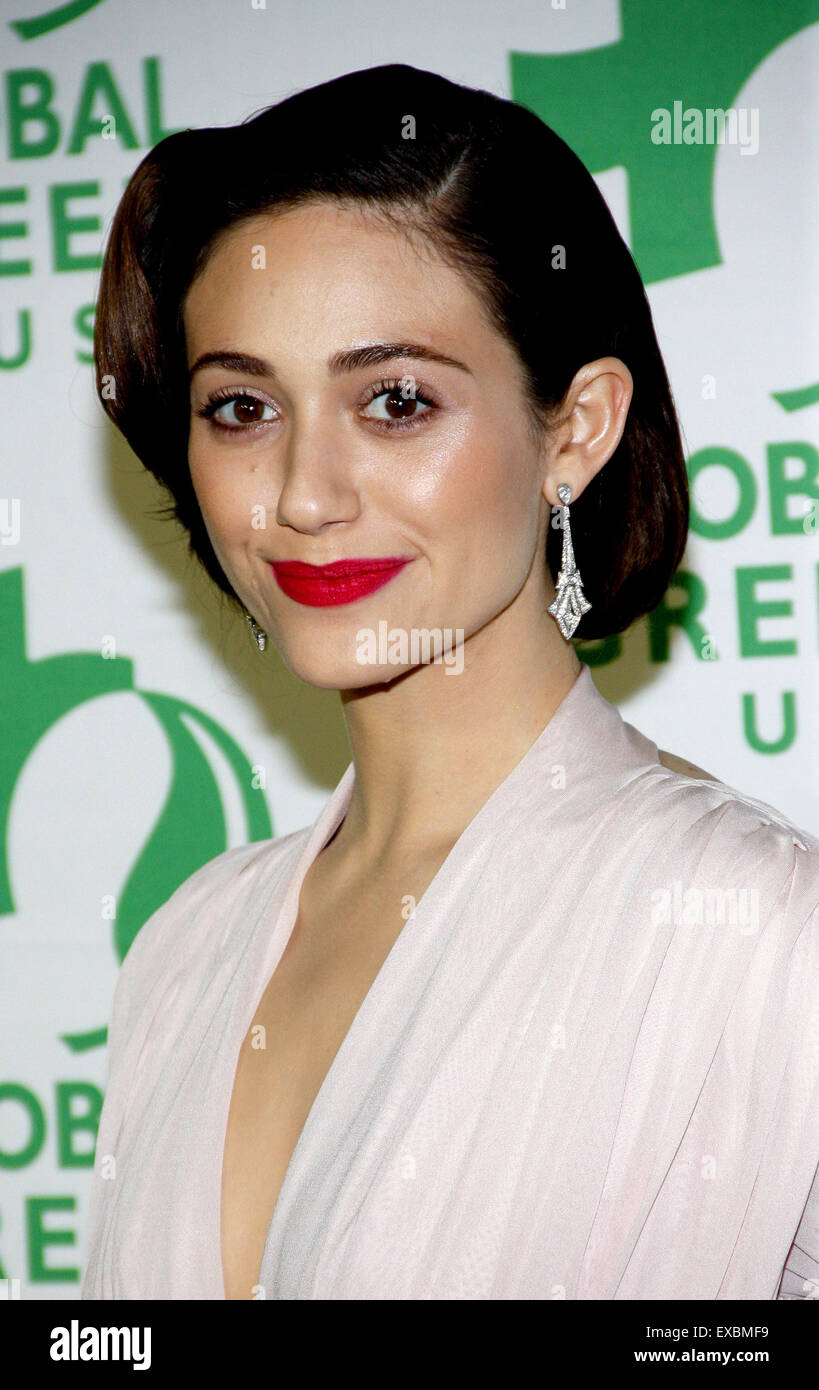 Emmy Rossum at the Global Green USA's 10th Annual Pre-Oscar Party held ...