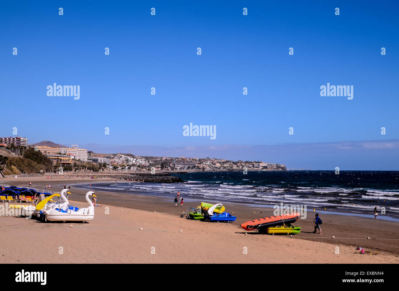 Playa del Ingles Tropical Beach Stock Photo - Alamy