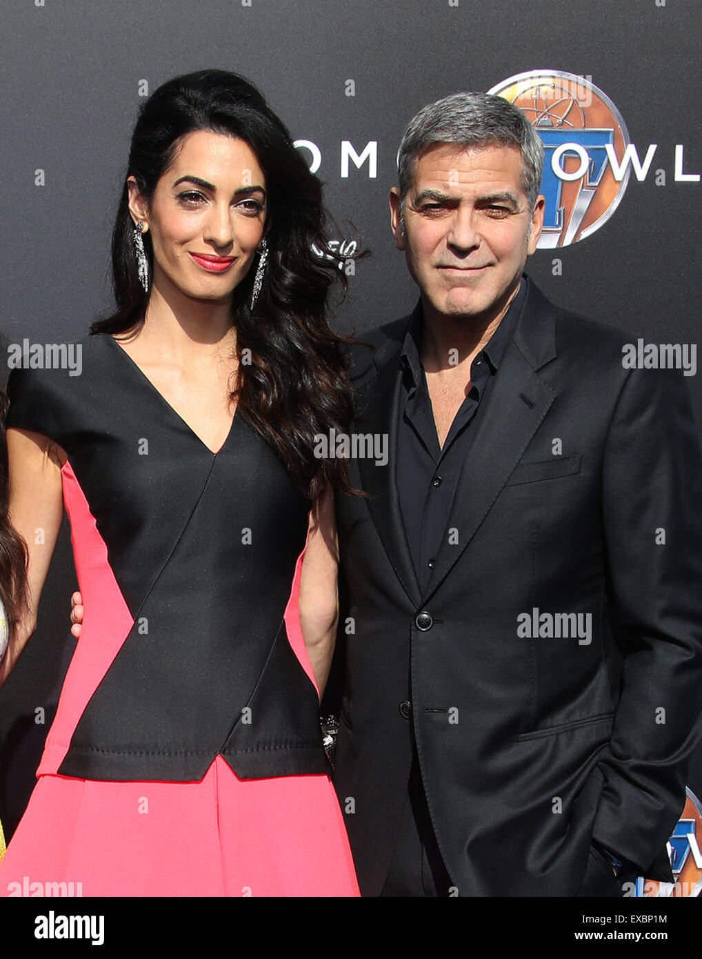The world premiere of Disney’s “Tomorrowland” Featuring: Amal Clooney ...