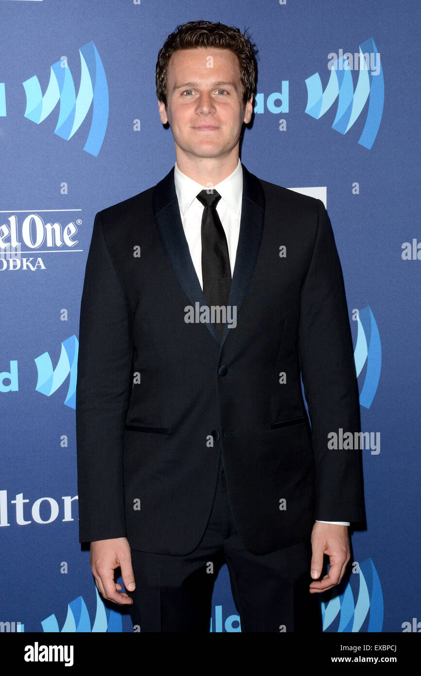 26th Annual GLAAD Media Awards - Arrivals Featuring: Jonathan Groff ...