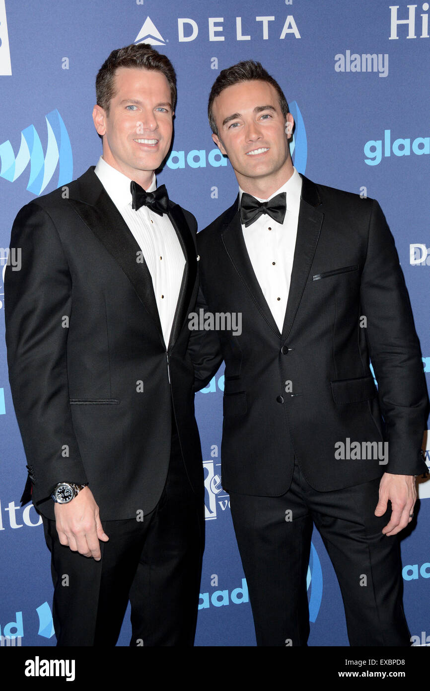 26th Annual GLAAD Media Awards - Arrivals Featuring: Thomas Roberts ...