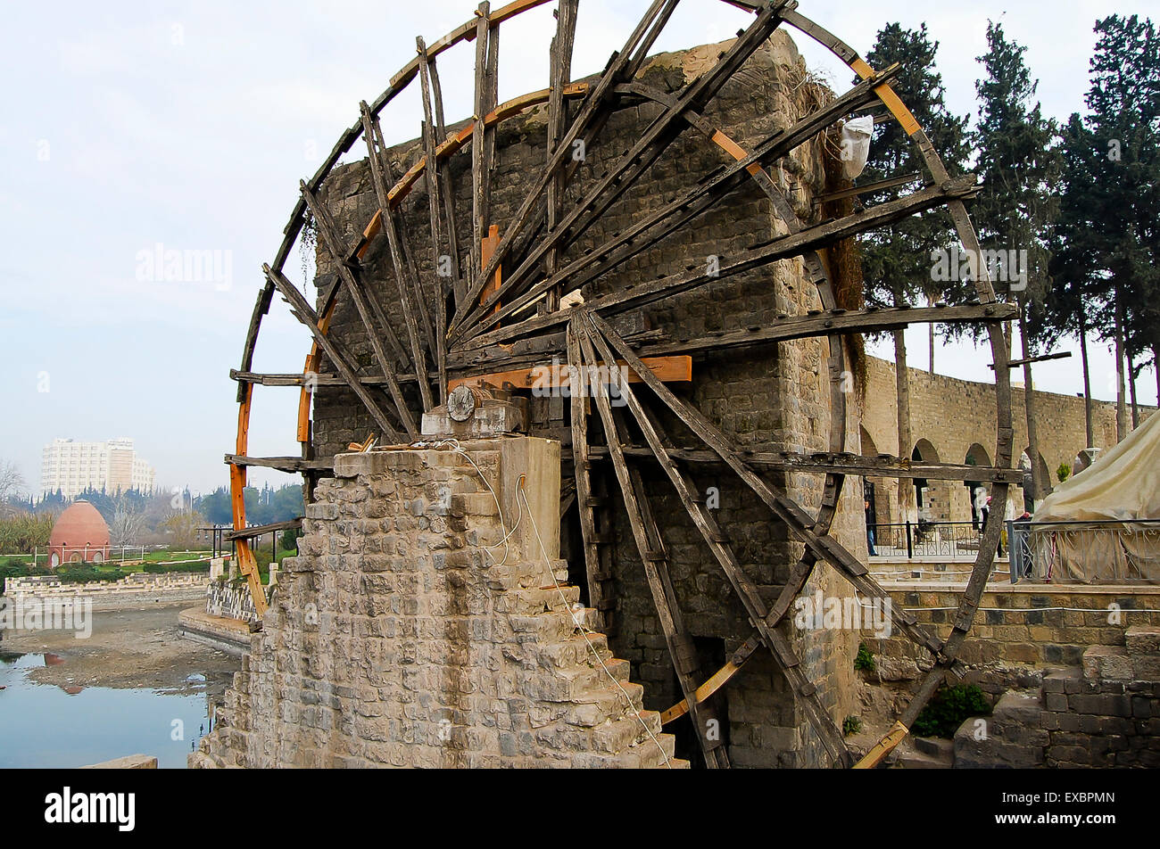 The Norias of Hama - Syria Stock Photo - Alamy