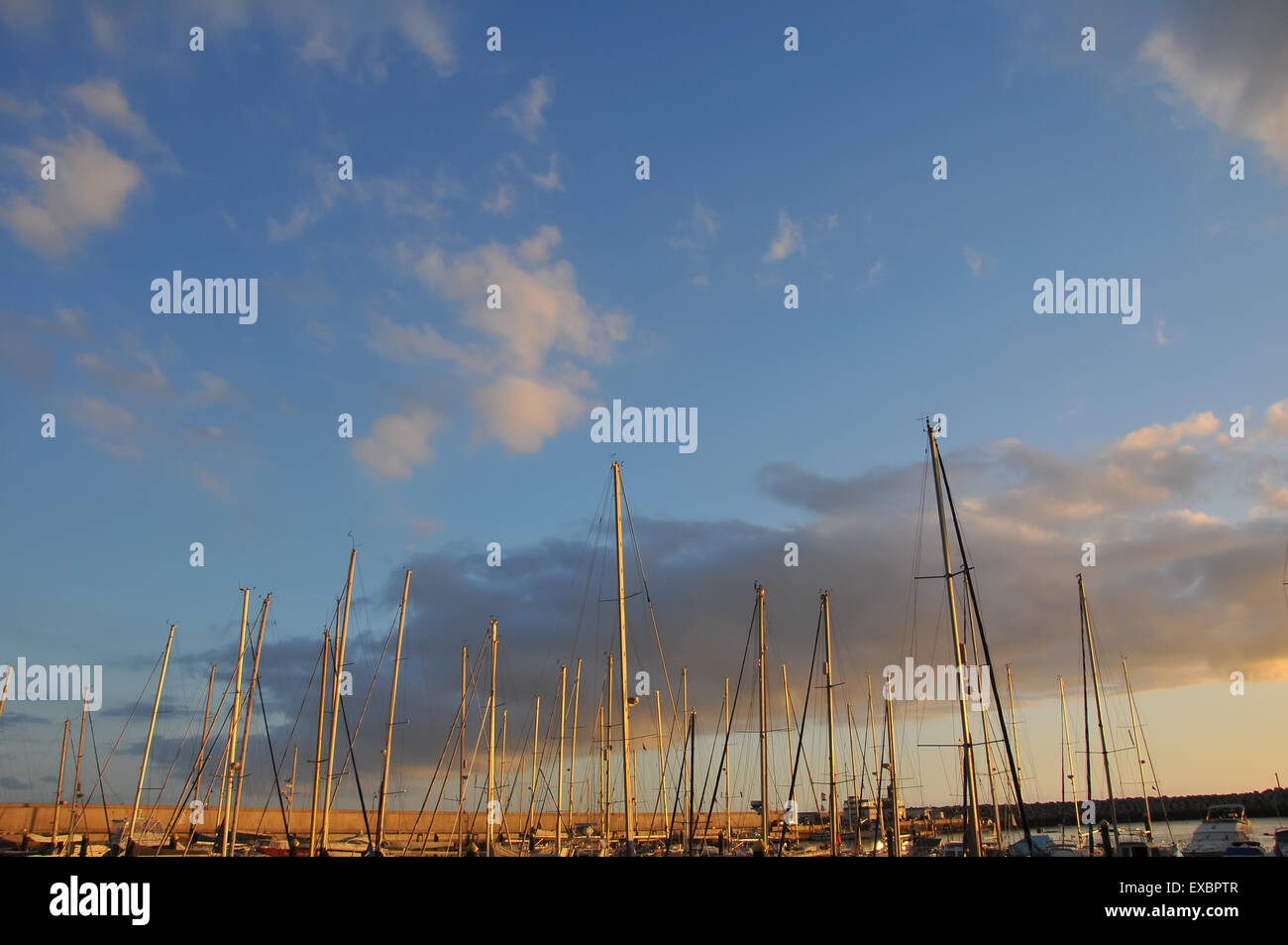 Sailing Boat Mast Stock Photo - Alamy