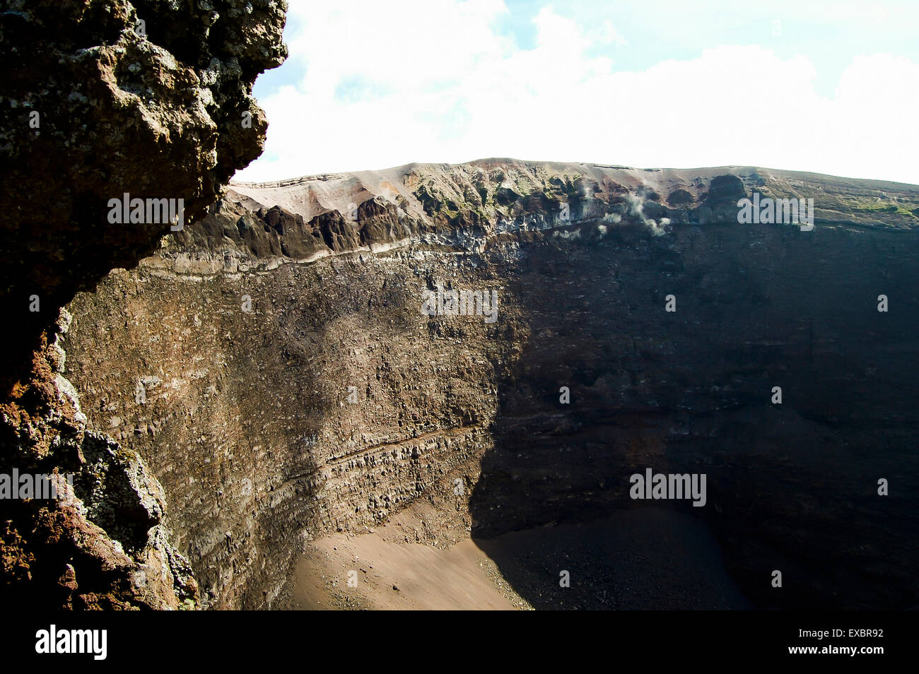 Vesuvius Caldera - Naples - Italy Stock Photo - Alamy