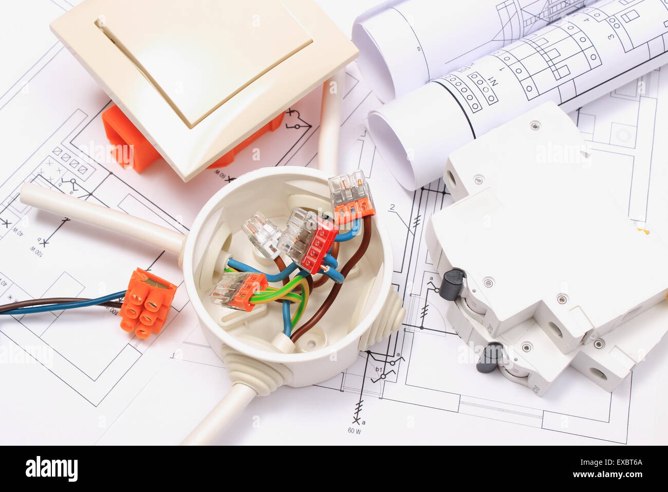 Components for use in installations and electrical diagrams, copper ...
