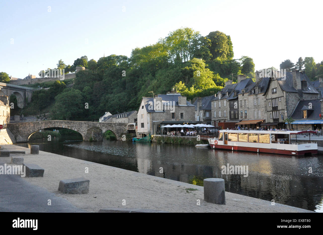 river rance dinan france Stock Photo - Alamy