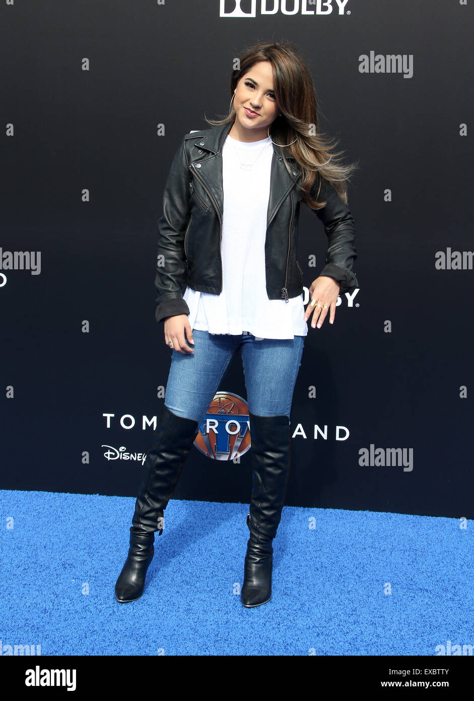 The world premiere of Disney’s “Tomorrowland” Featuring: Becky G Where ...