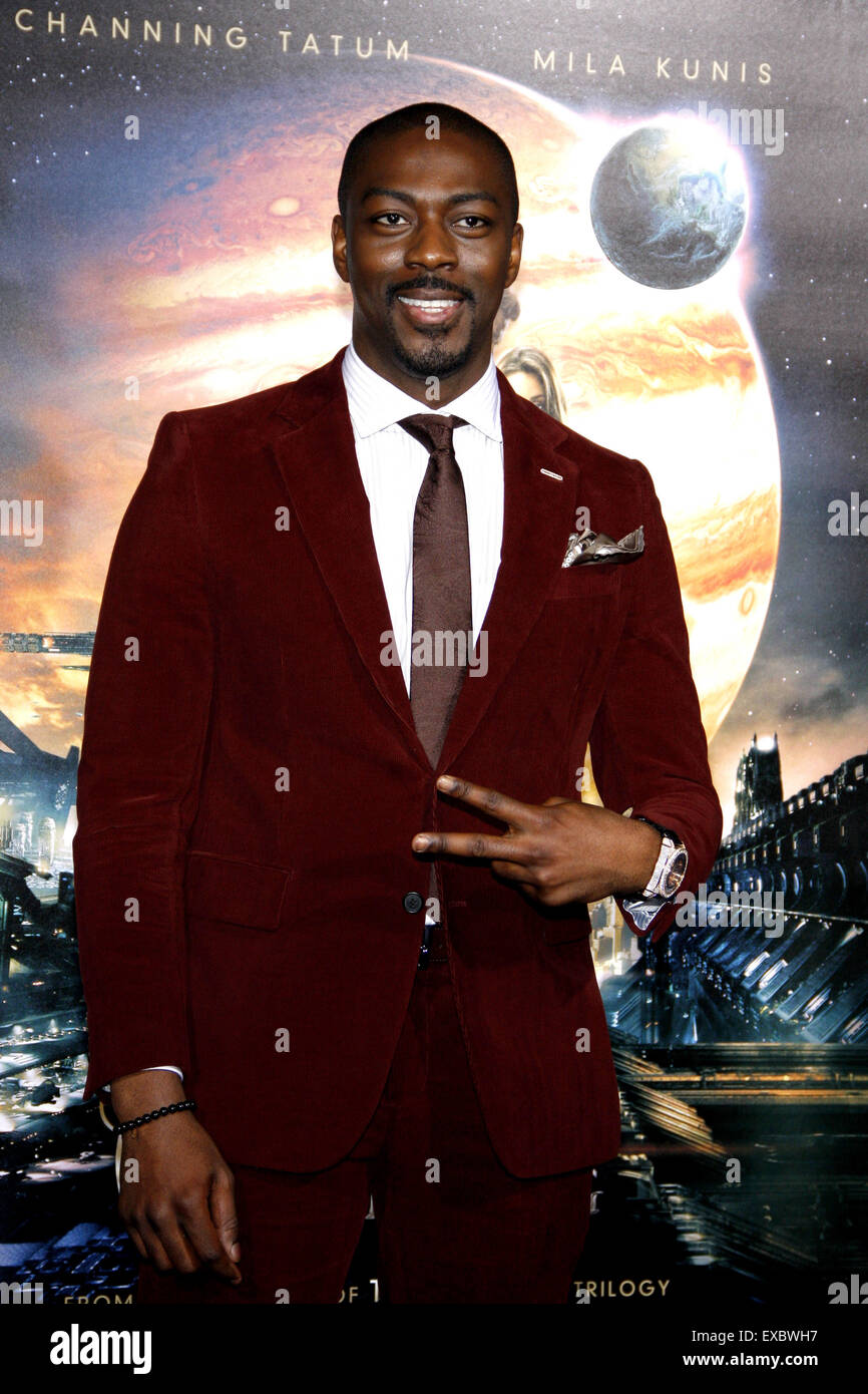 David Ajala at the Los Angeles premiere of 'Jupiter Ascending' held at ...
