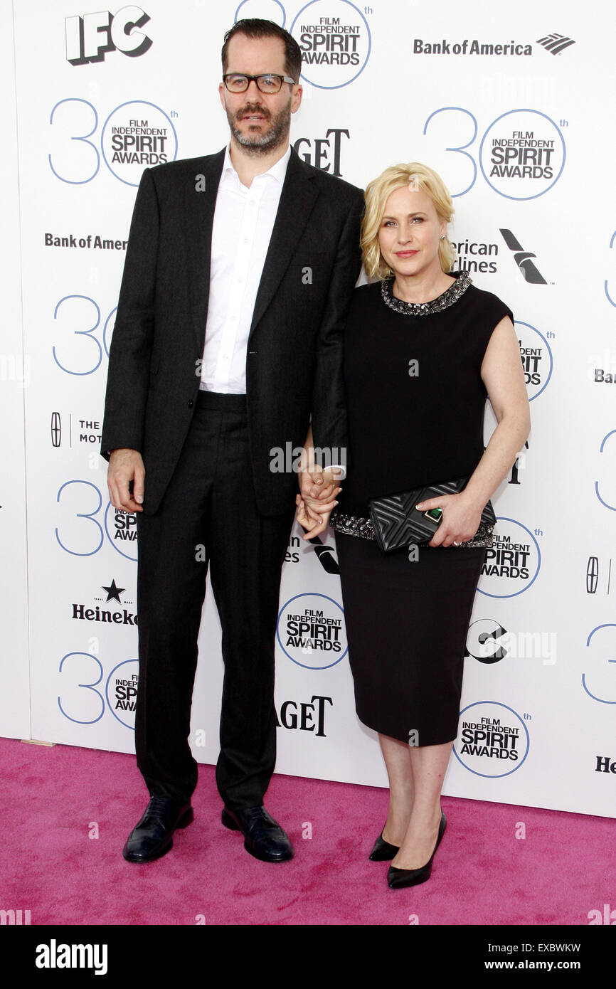 Patricia Arquette and Eric White at the 2015 Film Independent Spirit ...