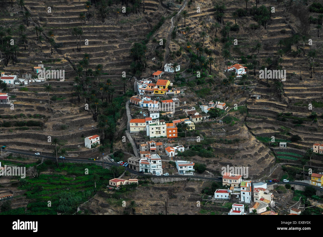 Typical Colored Colonial Spanish Building Stock Photo - Alamy