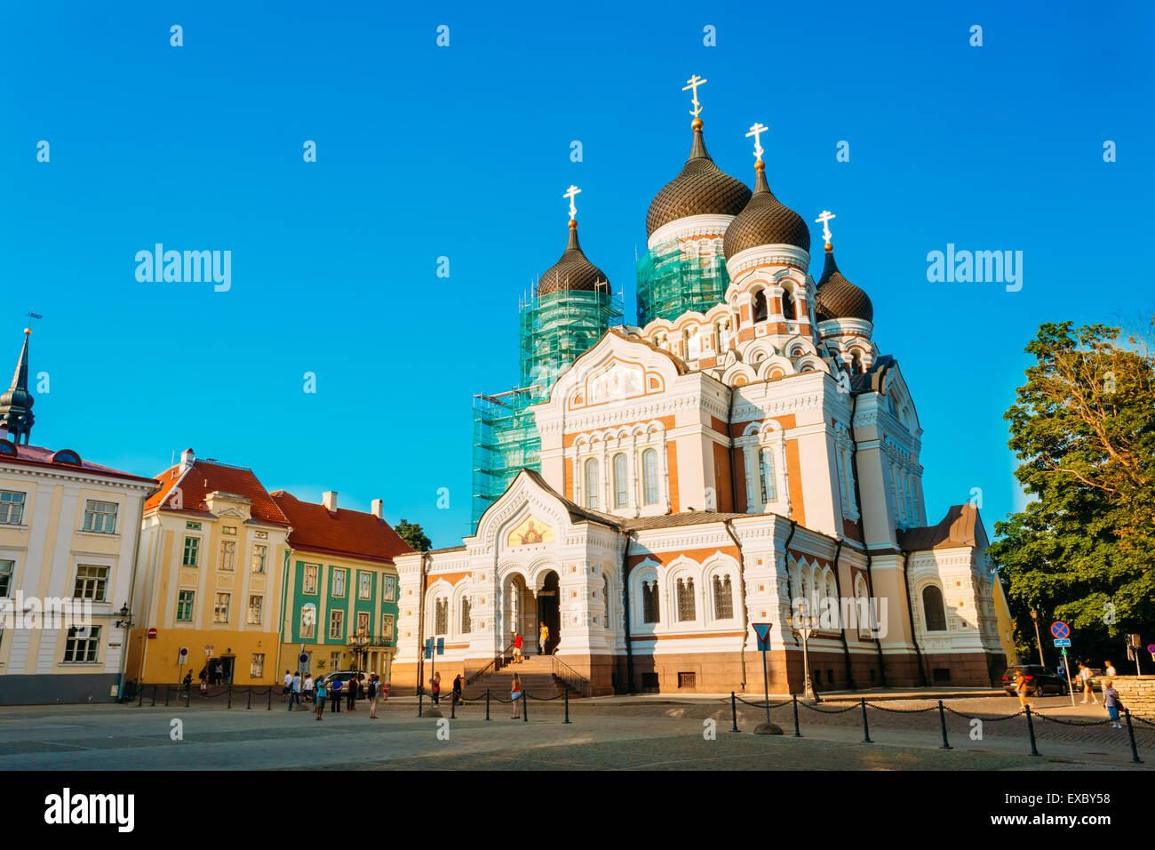 Alexander Nevsky Cathedral, An Orthodox Cathedral Church In The Tallinn ...