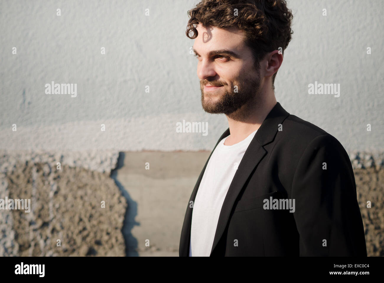 handsome hipster modern man in the city Stock Photo - Alamy