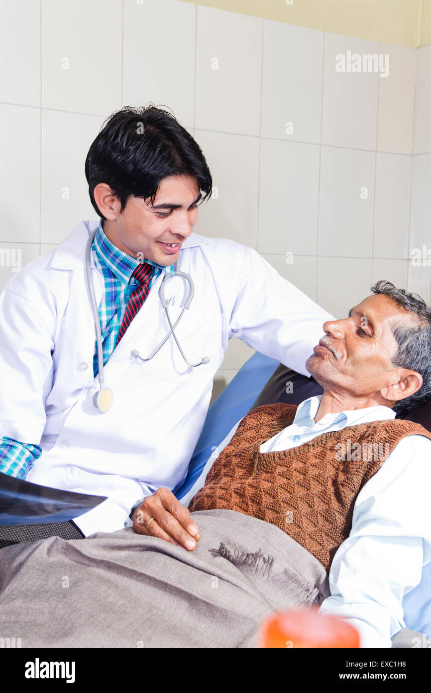 indian doctor hospital Patient X-Ray report showing Stock Photo - Alamy