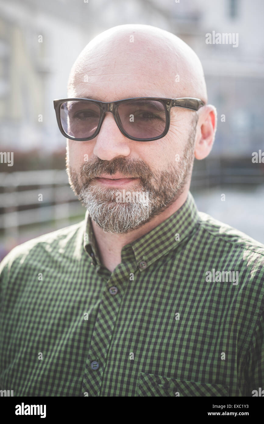 Attractive candid european middle aged male hi-res stock photography ...