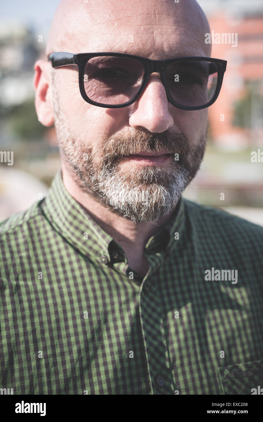 Attractive candid european middle aged male hi-res stock photography ...