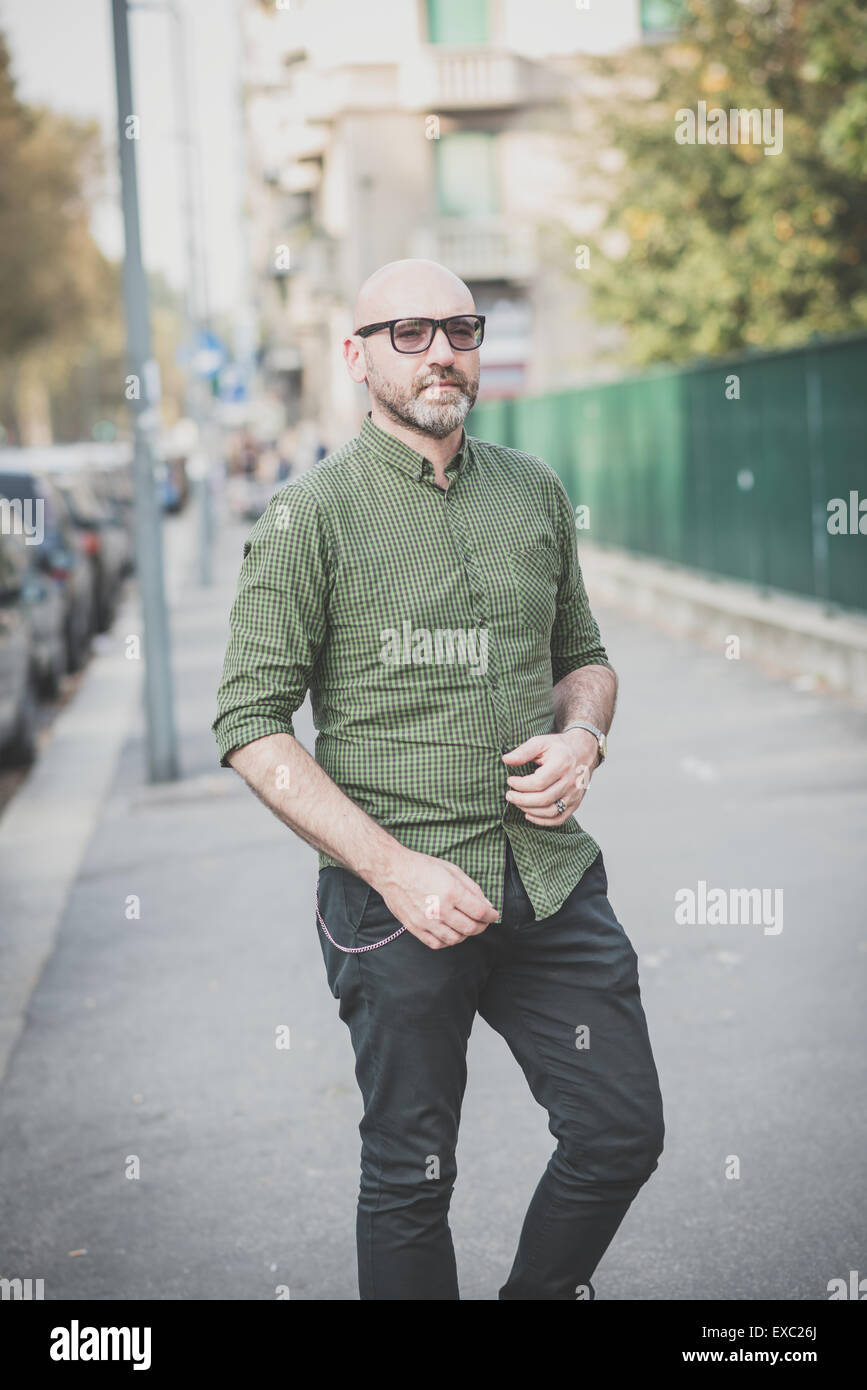 Attractive candid european middle aged male hi-res stock photography ...