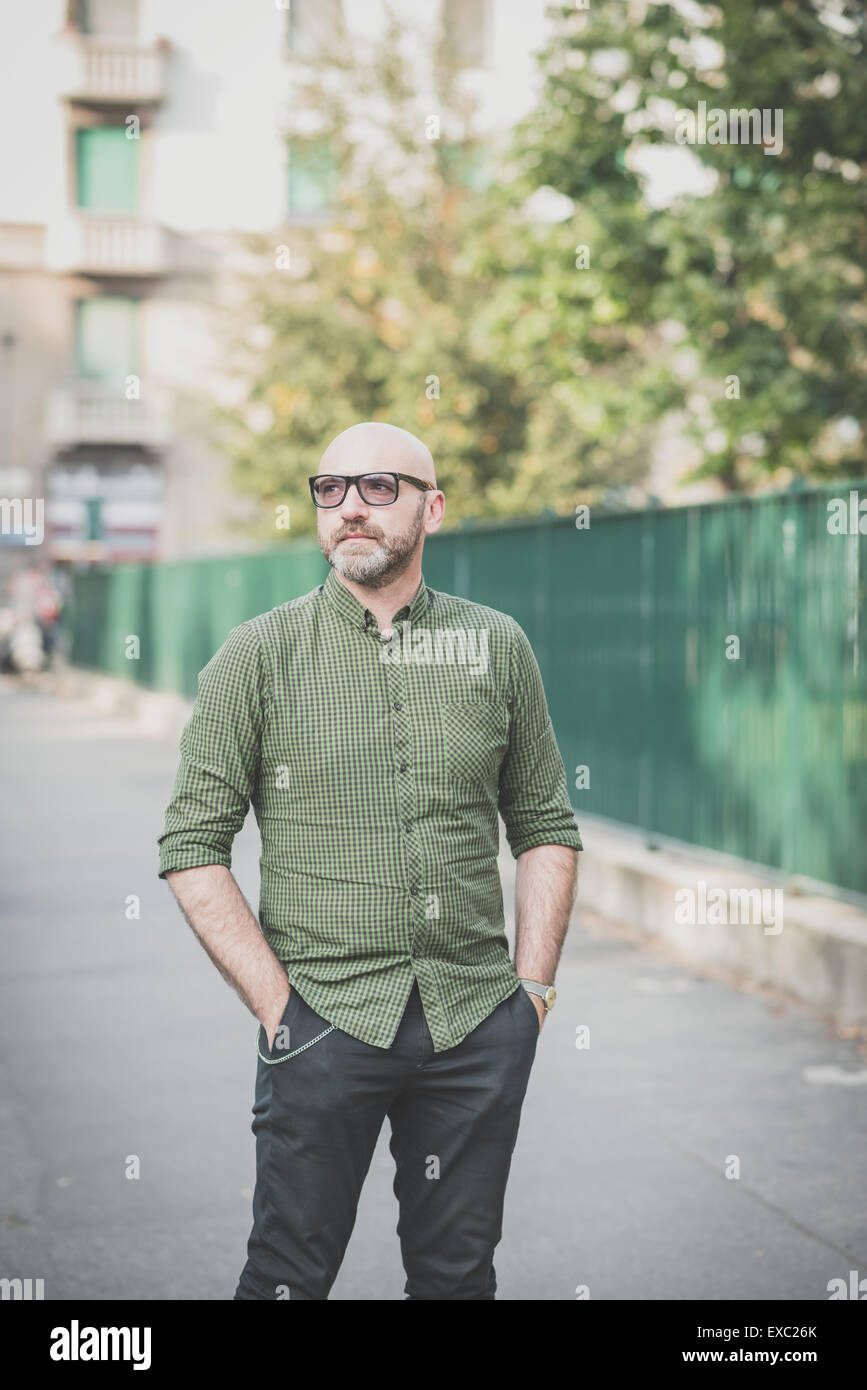 Attractive candid european middle aged male hi-res stock photography ...